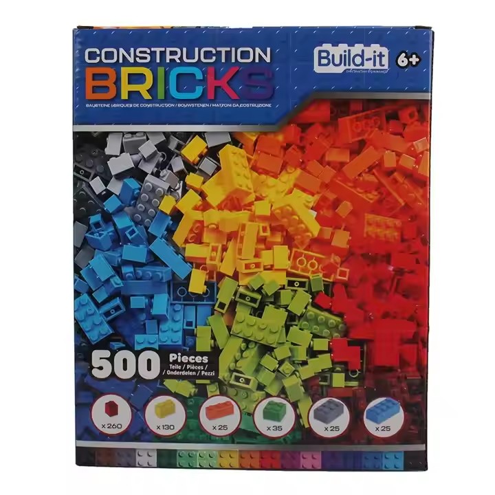 Supply Building Blocks STEM Creative Learning Early Educat 500 Piece ...