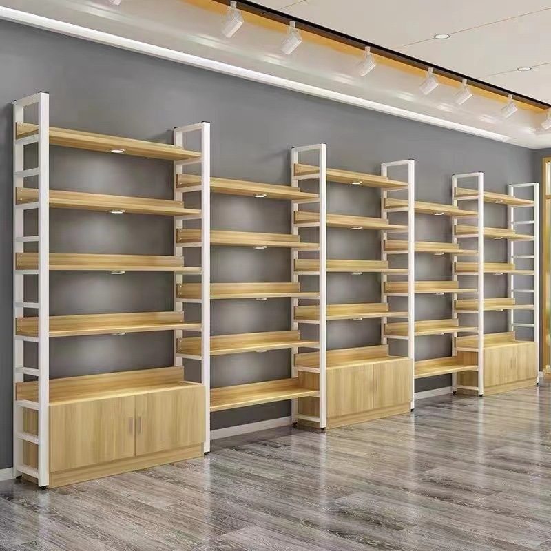 Supply Customized Wholesale Solid Wood Retail Display Shelf Supermarket ...