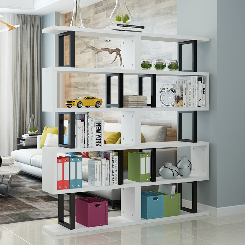 Supply Metal Vertical Storage Partition Racks For Living Room Or ...