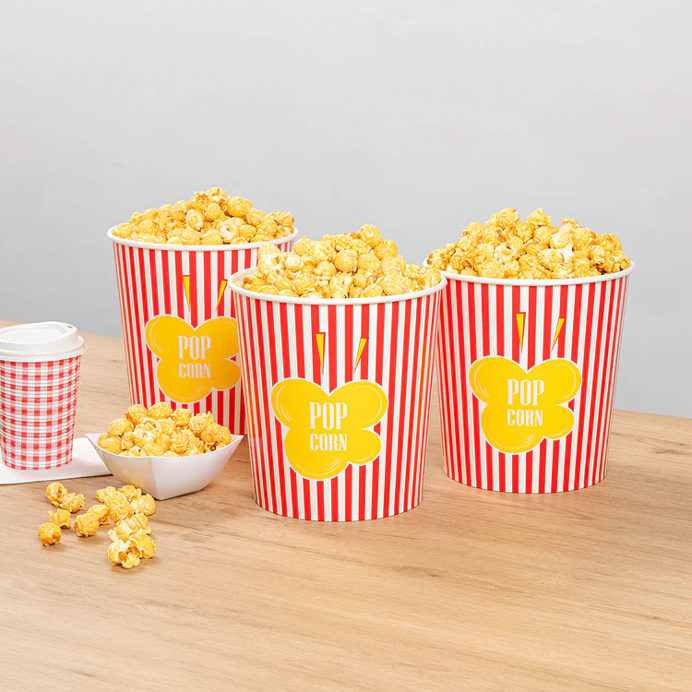 Supply 130 Oz White Large Popcorn Bucket Wholesale Factory - Xiamen ...
