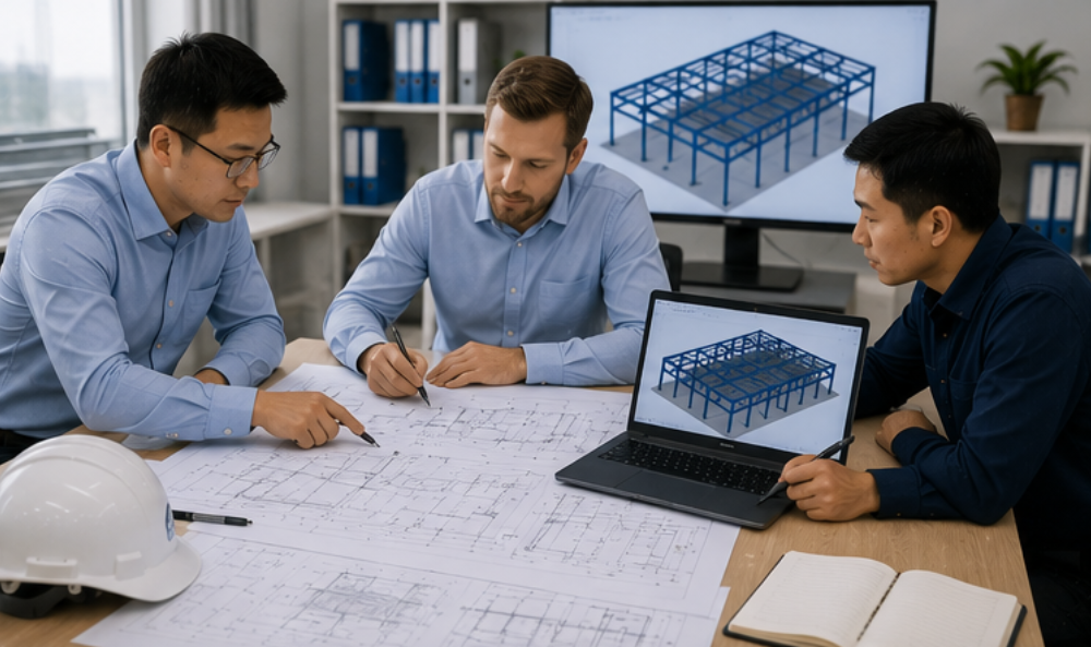 Steel Structure Factory Building Supplier For Overseas Industrial ...
