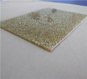 Supply gold color acrylic sheet glitter acrylic plastic sheet gold ...