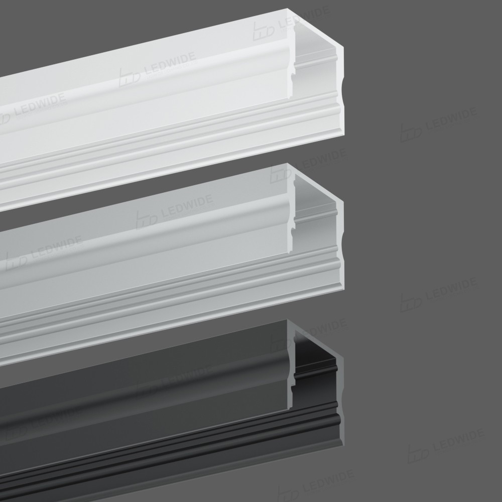 Supply AS2 Square Aluminium LED Profile for LED Strip 17x15mm Factory ...