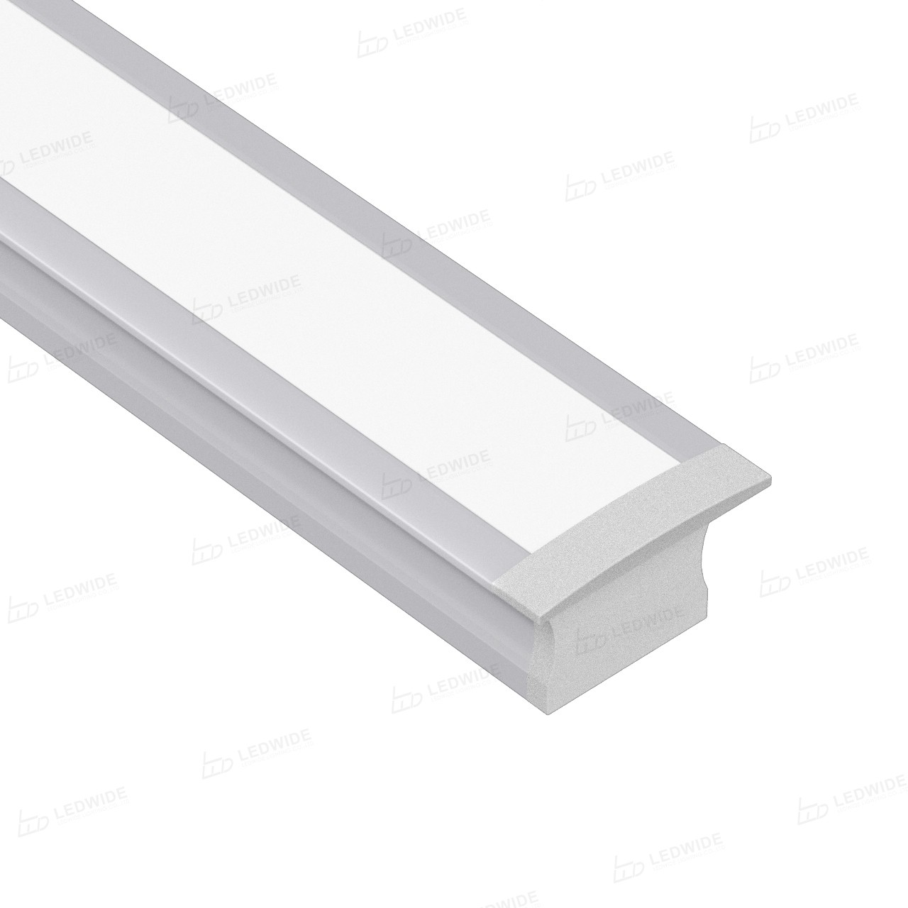 Supply AR2 15mm high Recessed aluminum led profile 23x15.2mm Factory ...