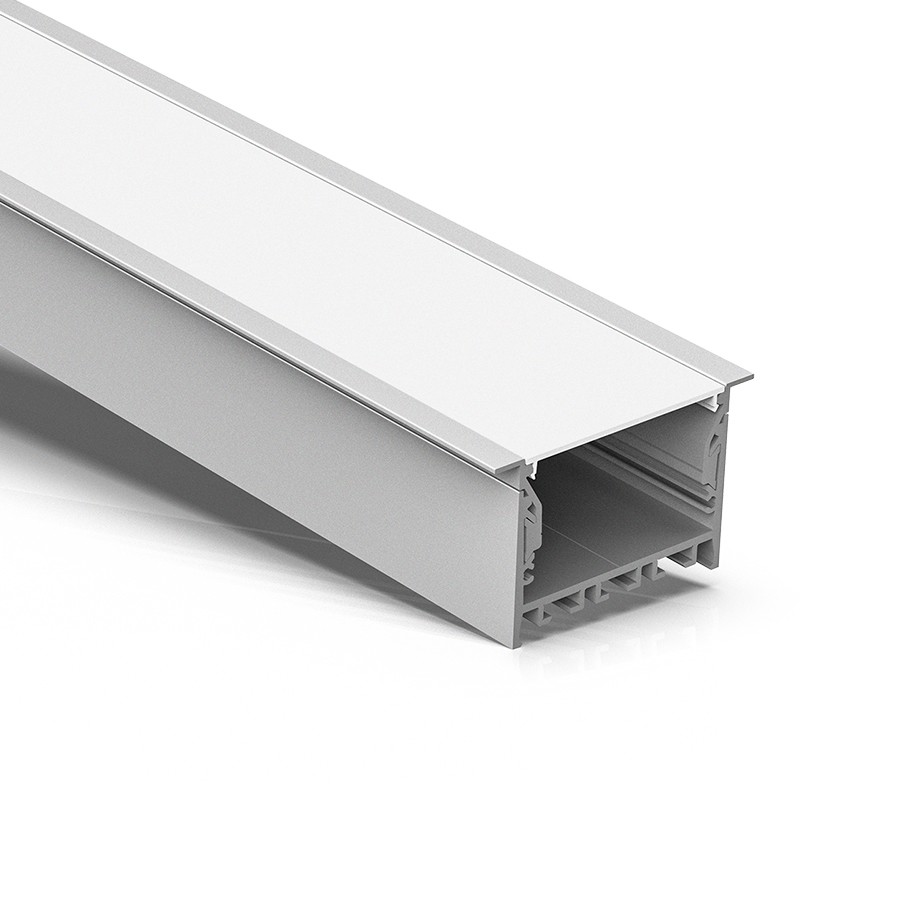 Supply ER60 60mm wide Recessed led extrusion 74x45mm Factory Quotes - OEM