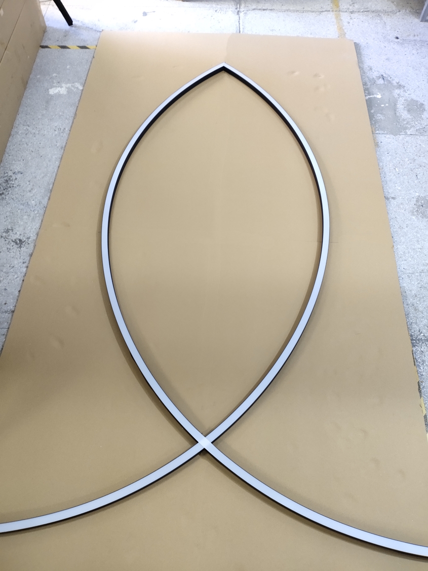 Supply C25 25mm wide Curved profiles 25x25mm Factory Quotes - OEM