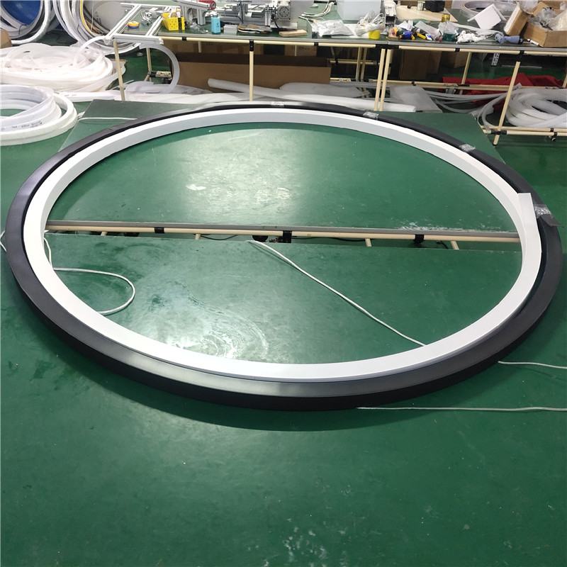 Supply C50S 50mm wide Suspended Curved LED Profile Rings Factory Quotes ...