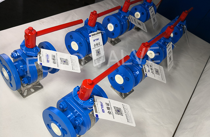 60 pcs Manual Ceramic Ball Valves for Lime Stone Slurry System Have ...