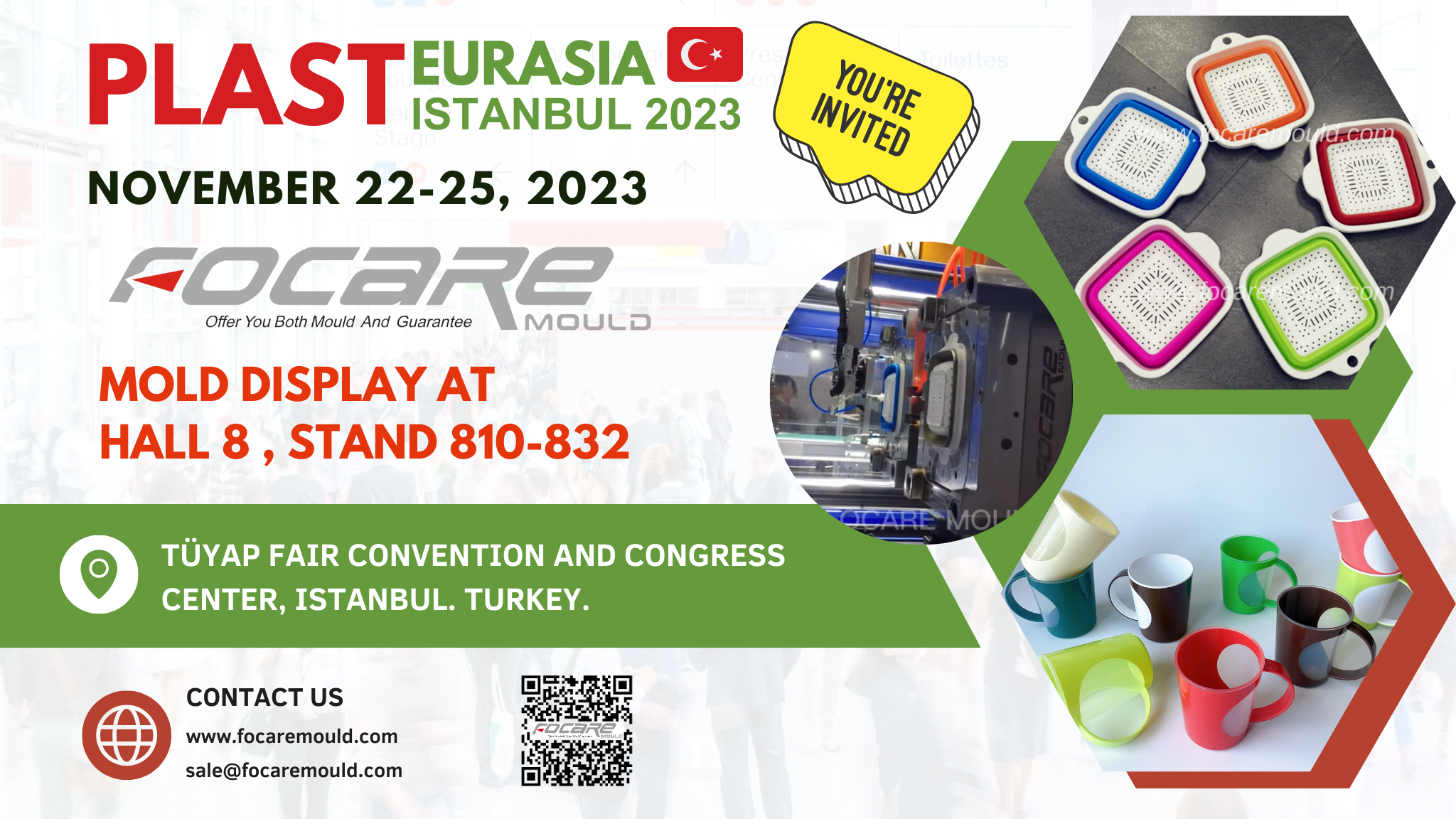 PLAST EURASIA 2023 on 11/22-25, 2023 at Tüyap Fair Convention and Congress Center, Istanbul. TURKEY.