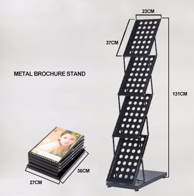 Cheap Portable Brochure Holder Factory, China Flyer Alloy Holder Quotes ...