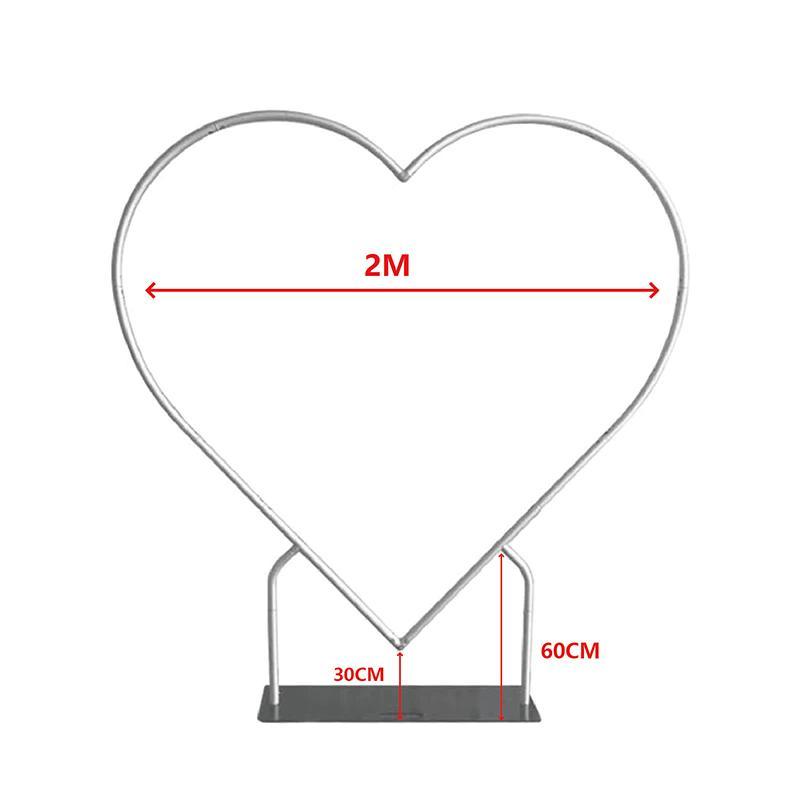 Supply 6.5ft Party&Hoop Balloon Heart Shape Loop Flower Arch Photo ...