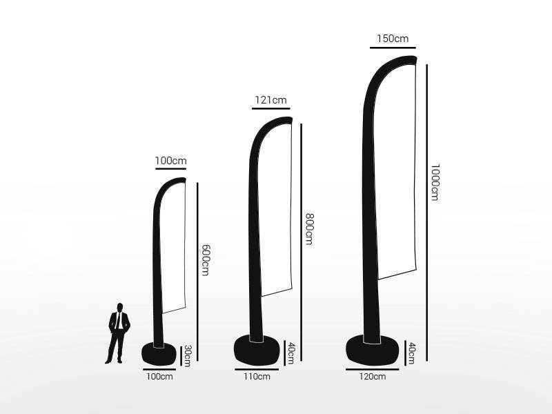 Supply 6m 8m 10m inflatable flag banners Wholesale Factory - DD DISPLAY