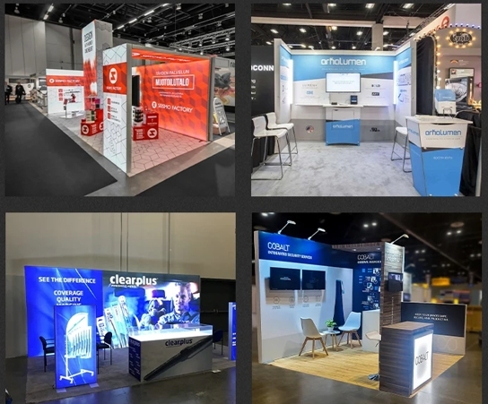 Supply Exhibition Booth LED lightbox Trade Show Booth Wholesale Factory ...