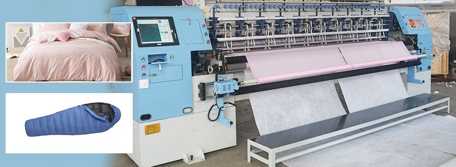 Lock Stitch Quilting Machine, Chain Stitch Multi-needle Quilting ...