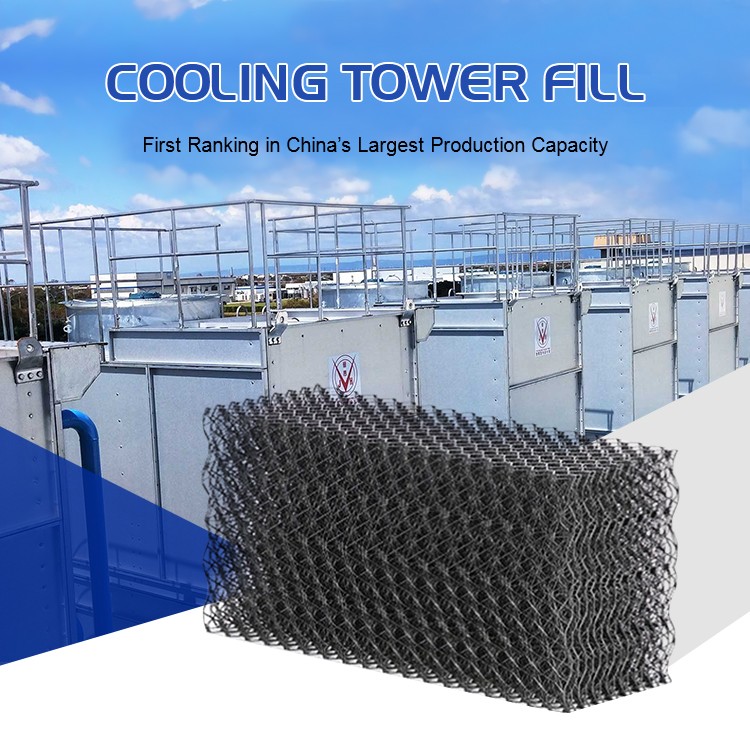Supply High temperature resistance cooling tower net splashing fill ...